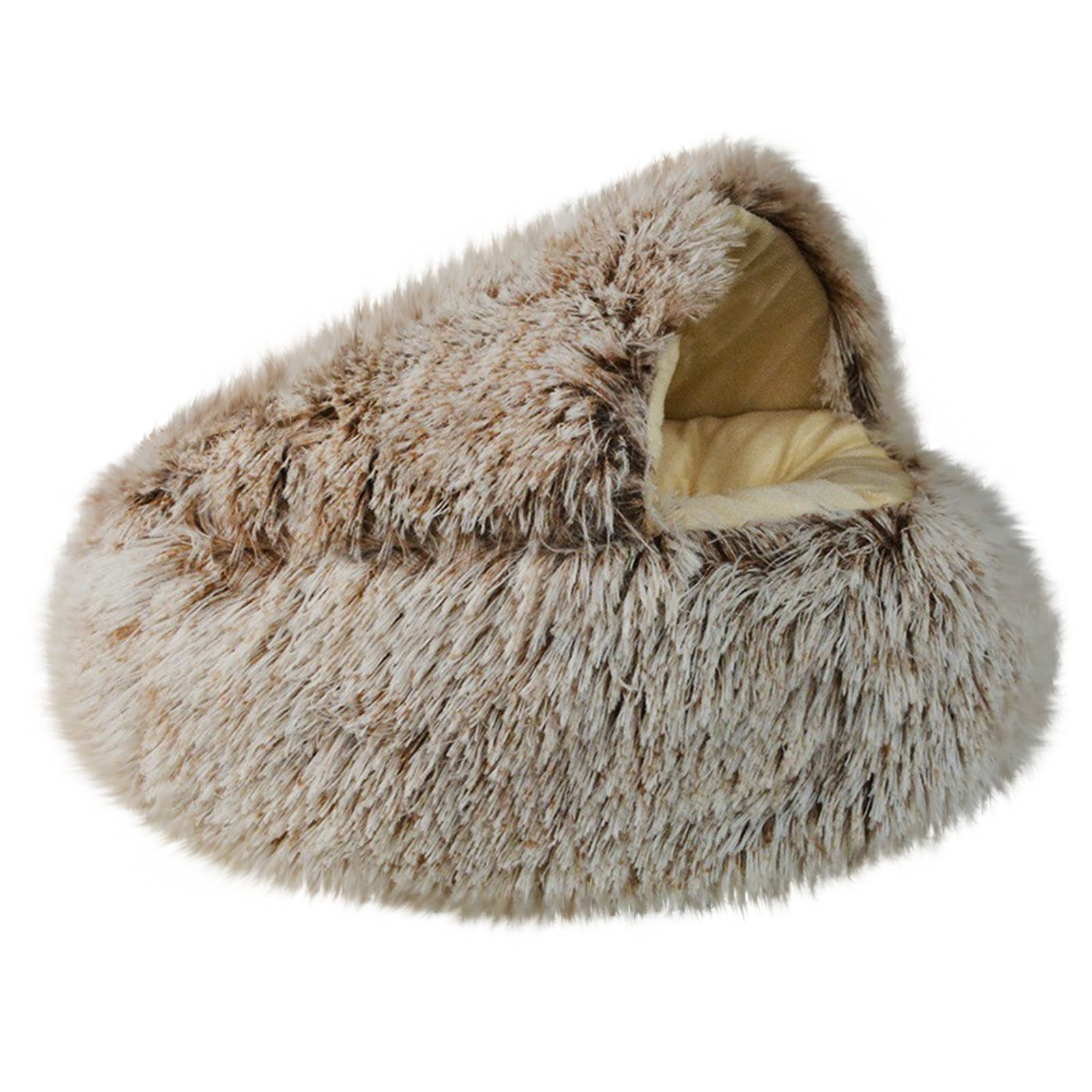 JLFNYA Comfortable Plush Kennel Dogs Pet Litter Deep Sleep PV Litter ...