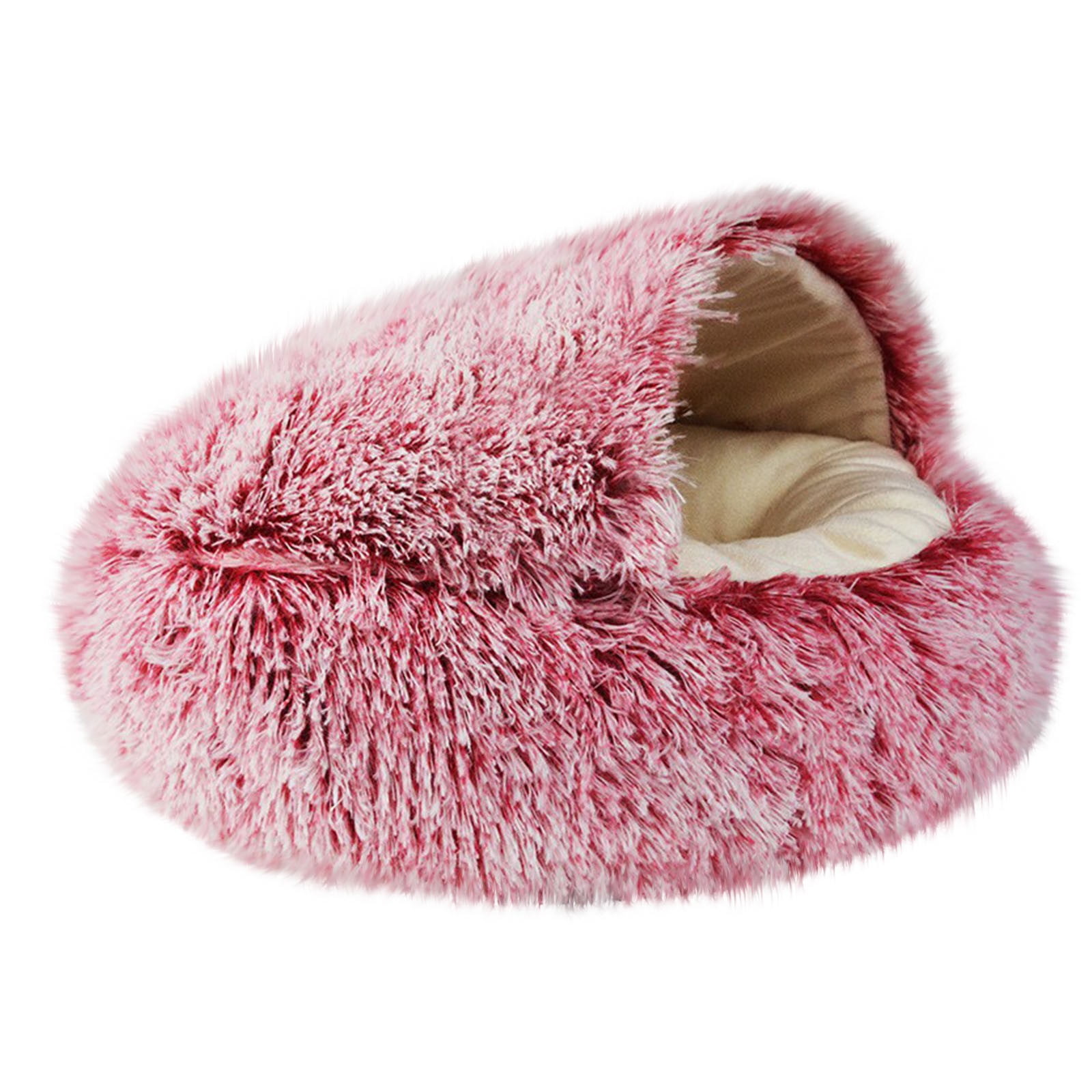 JLFNYA Comfortable Plush Kennel Dogs Pet Litter Deep Sleep PV Litter ...