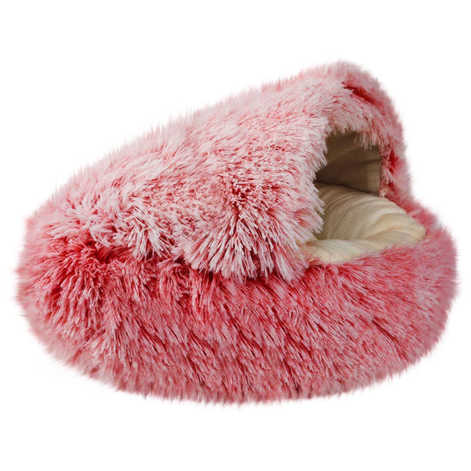 JLFNYA Comfortable Plush Kennel Dogs Pet Litter Deep Sleep PV Litter ...