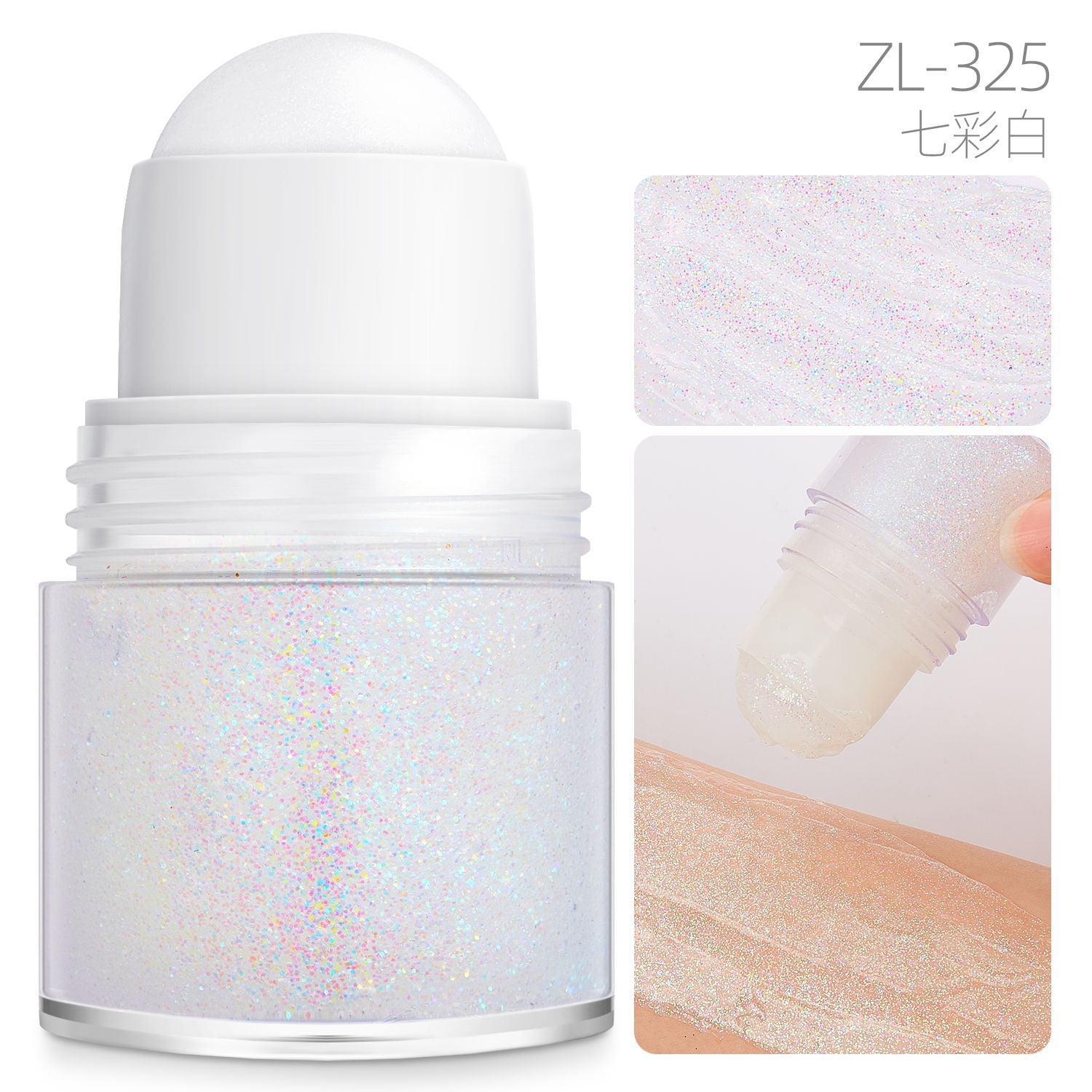 JLFNYA Glitter Cream Eyeshadow Gel,Sequins Chunky Glitter for Face ...
