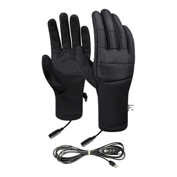 JLFNYA Heated Gloves, Rechargeable Waterproof Touchscreen Heated Gloves ...