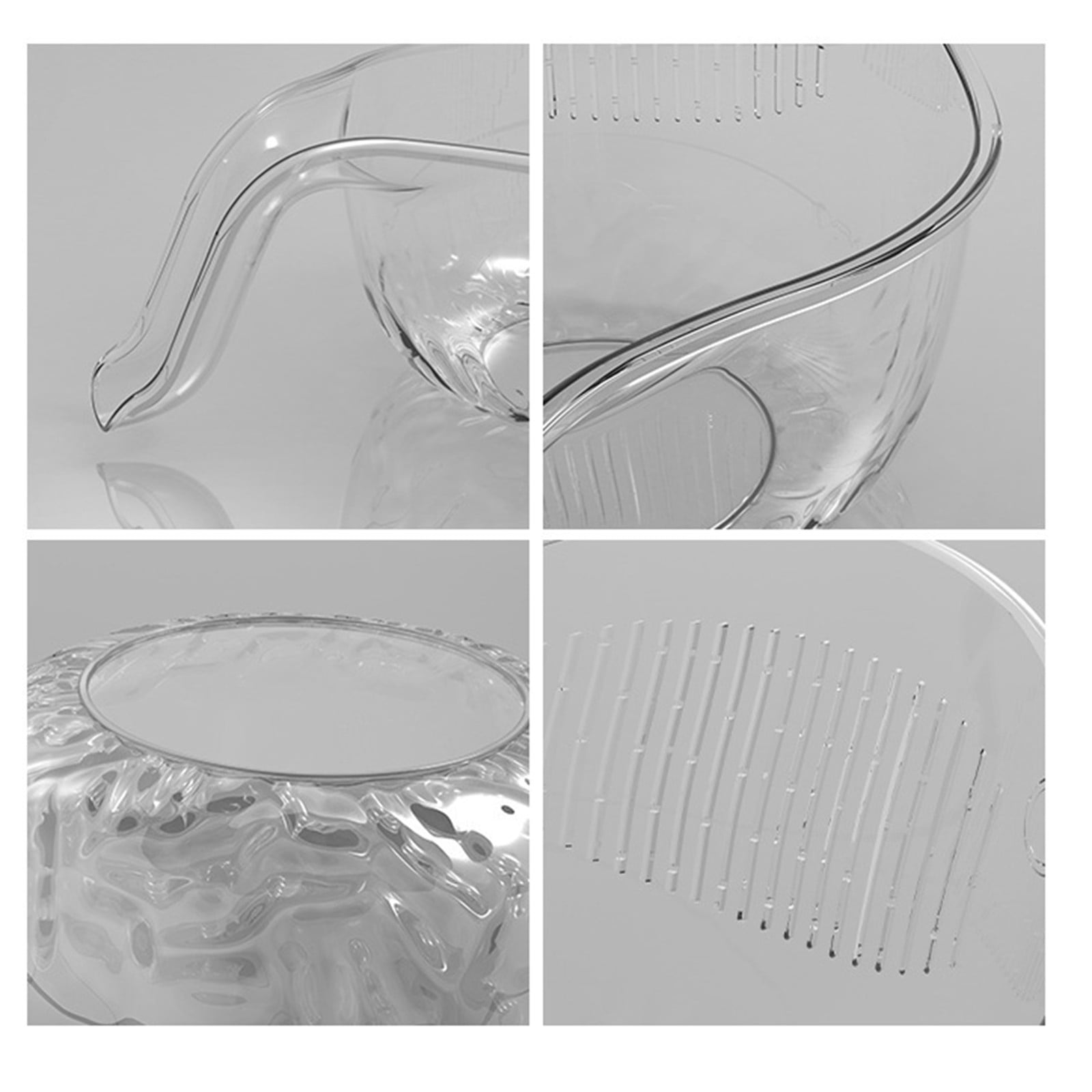 JLFNYA Multifunctional Drain Basket,Small Colander Bowl with Spout for ...