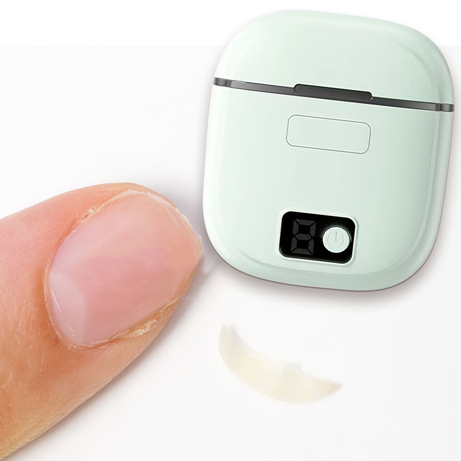 JLFNYA Nail Clippers, Finger Nail Clippers for Adult, Rechargeable Nail ...