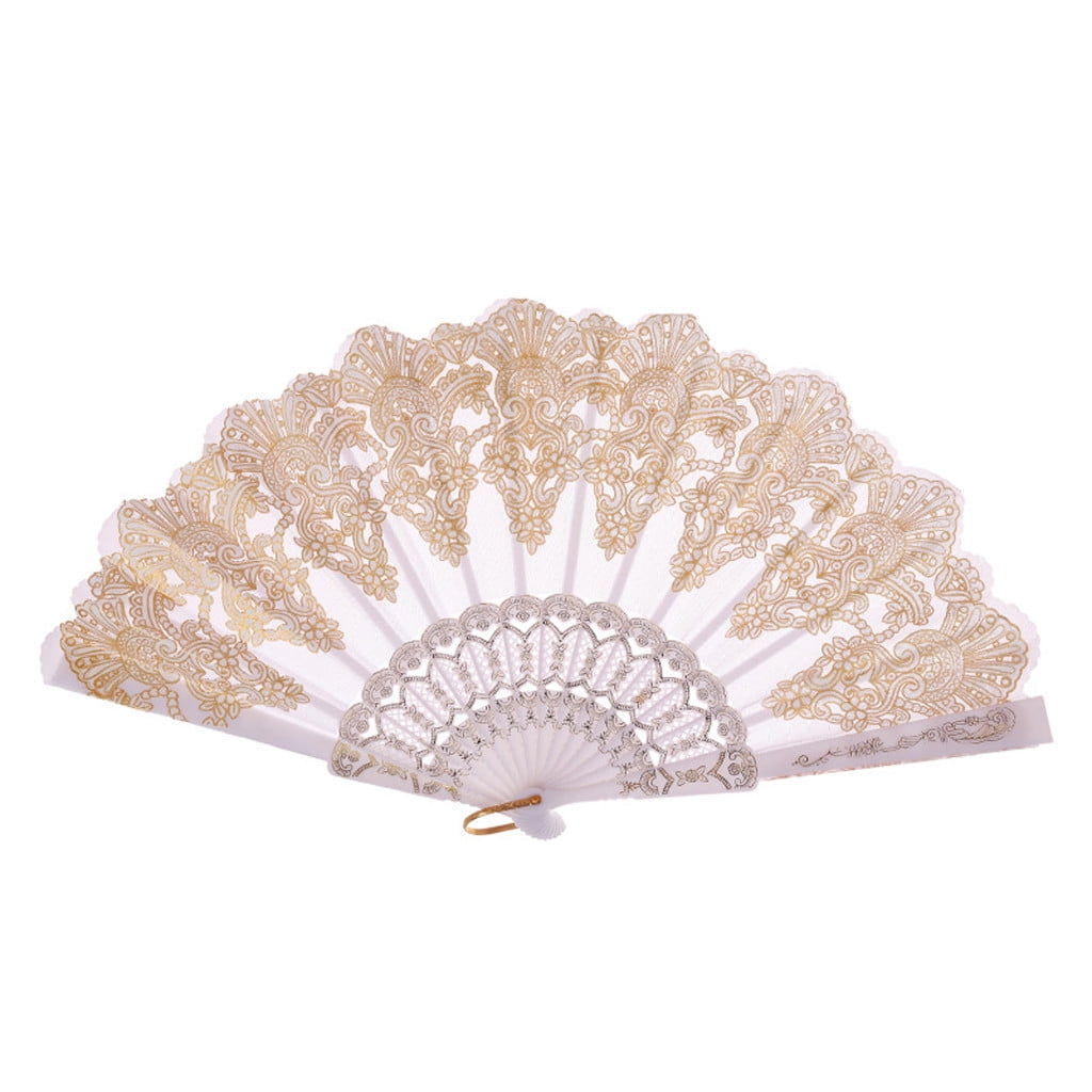 JLFNYA Portable Fan,Chinese Traditional Hollow Fan Wooden Hand Made ...