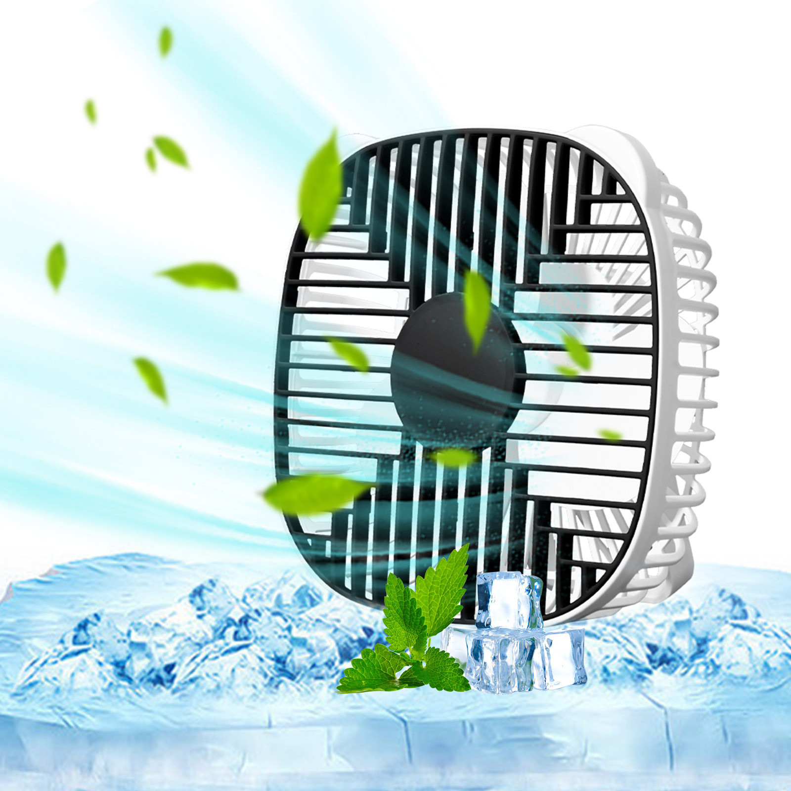 JLFNYA Portable Fan,Circular Fan Desktop Office Mini Mini Desktop Plug ...
