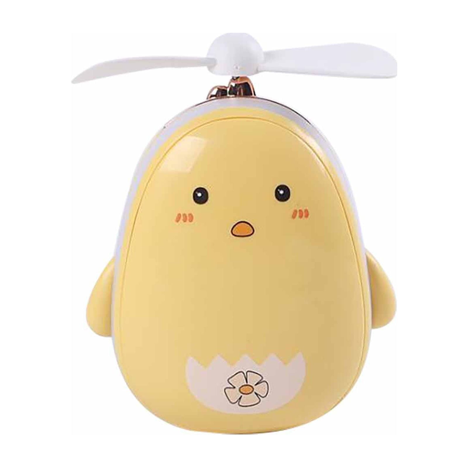 JLFNYA Portable Fan,Led Light Cartoon Beauty Mirror Mini USB Small Fan ...