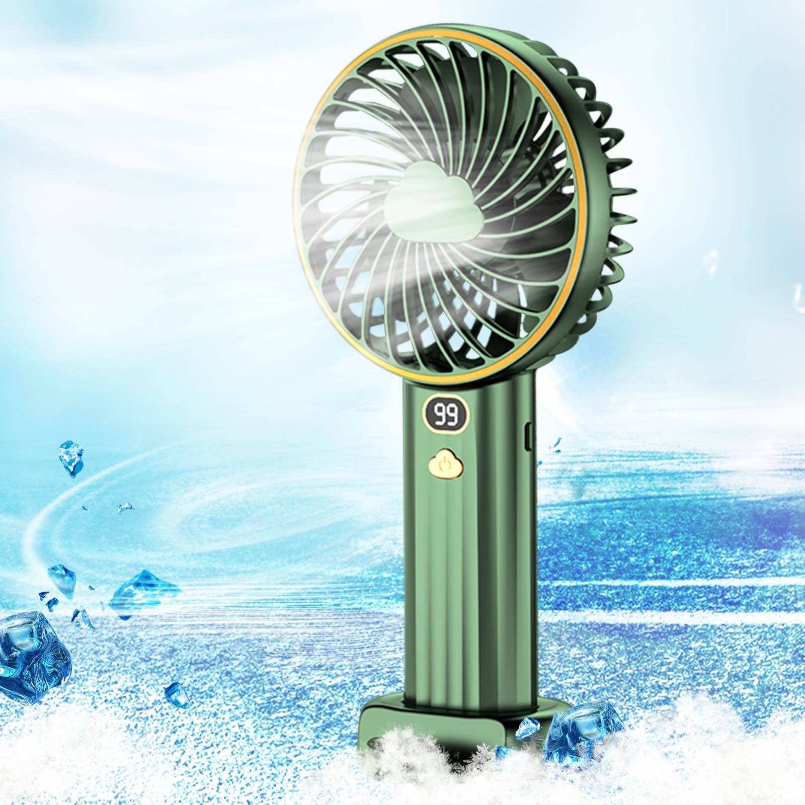 JLFNYA Portable Fan,Mini Handheld Fan,Portable Foldable USB Fans With ...