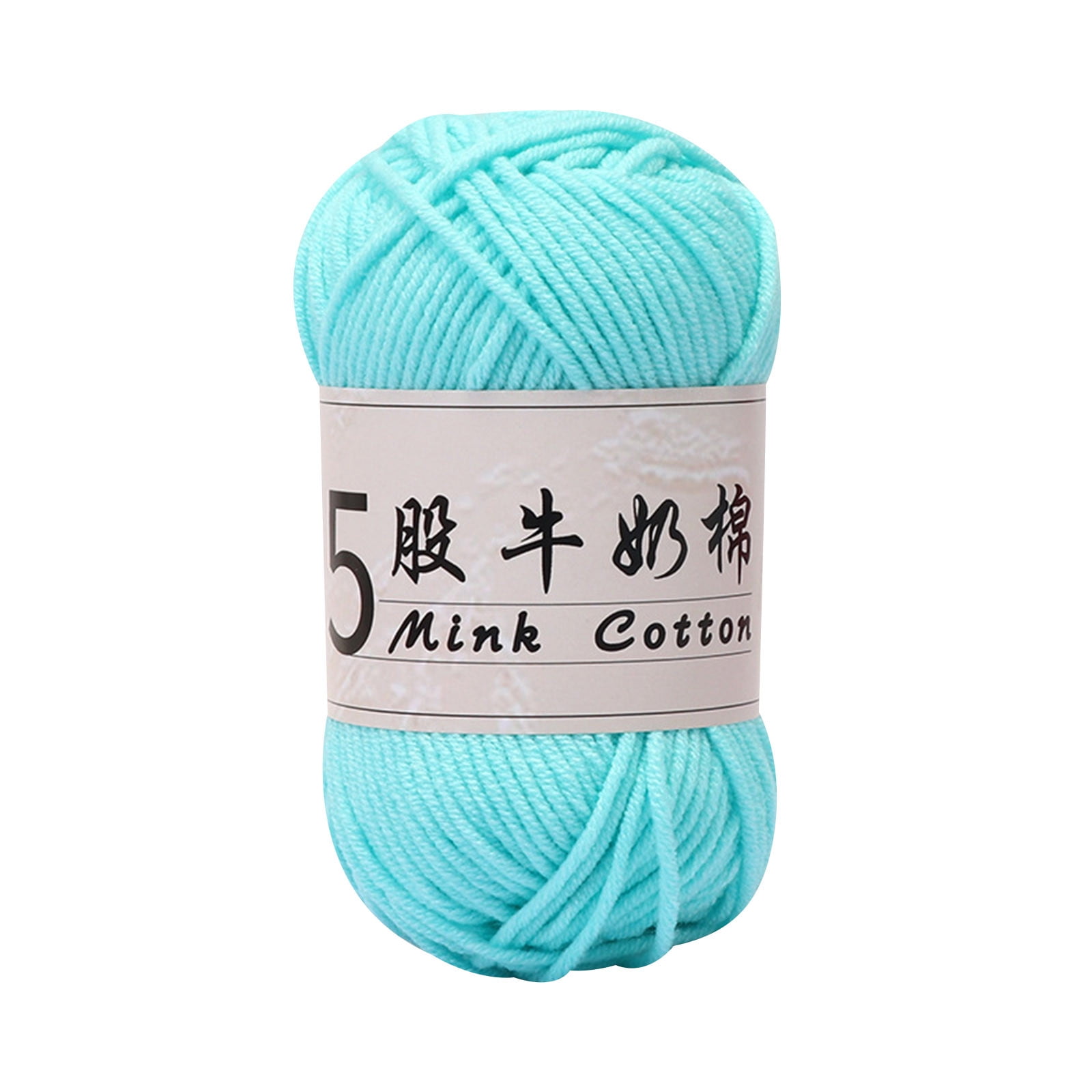 JLFNYA Yarn for Crochet, 5 Strands Milk Cotton Yarn for Crocheting ...