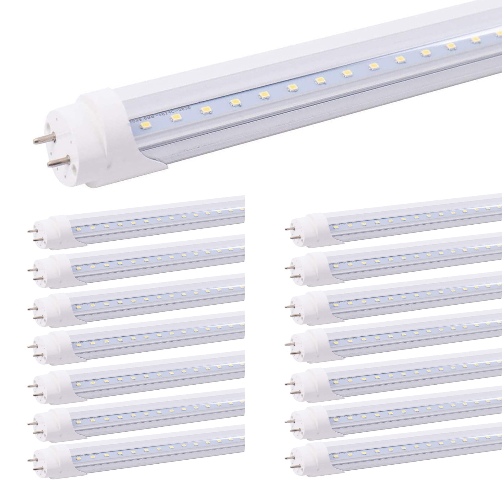 JLLED 15Pack 4FT T8 LED Emergency Tube Light 20W White Daylight G13 ...