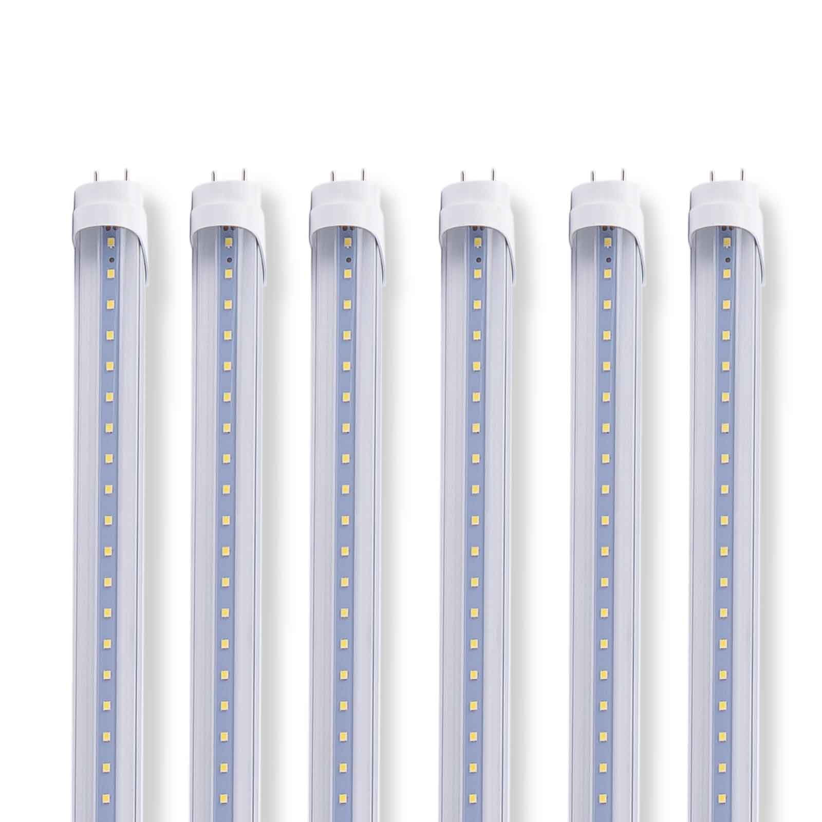 JLLED 6Pack 4FT T8 LED Emergency Tube Light 20W White Daylight G13 Base ...