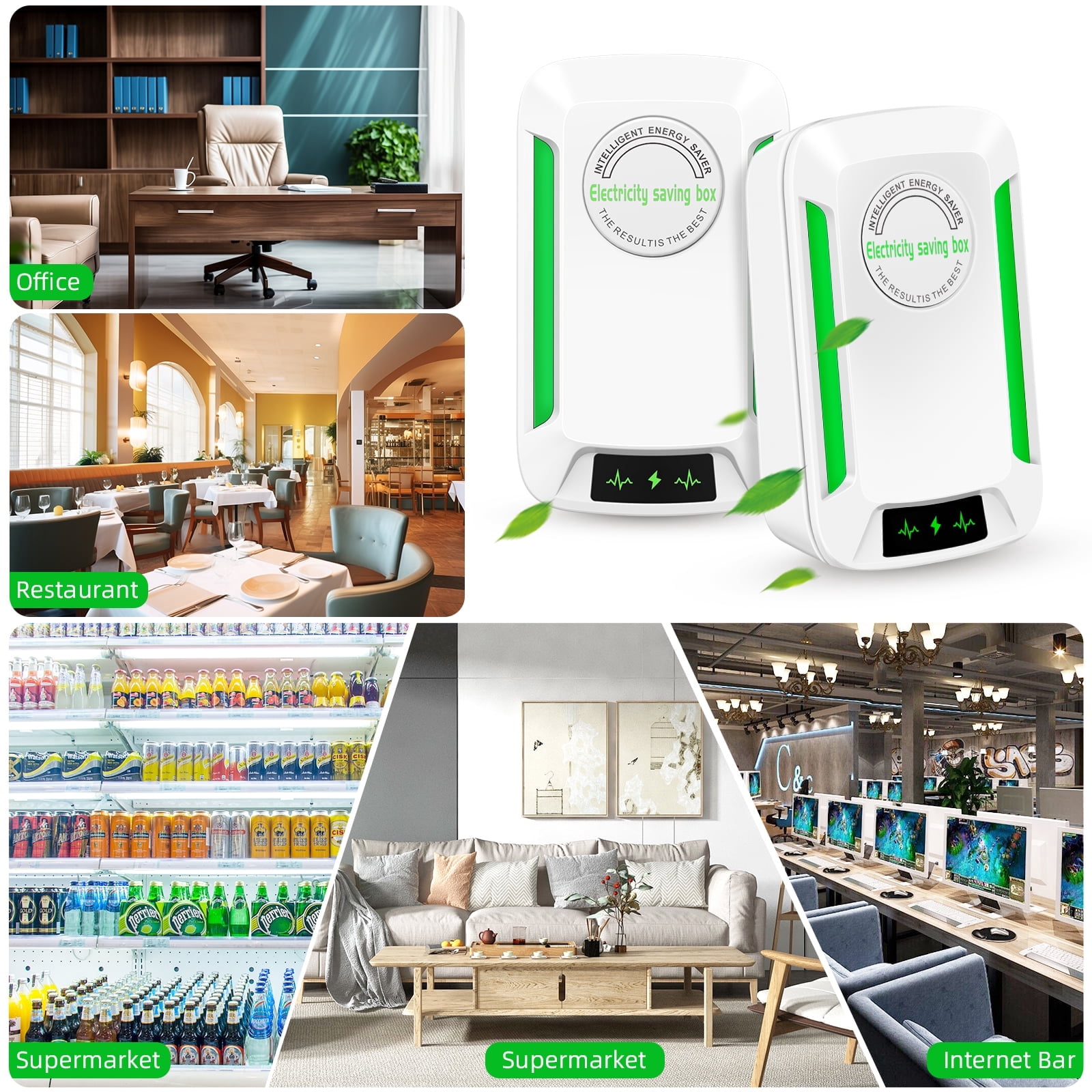 JahyElec Energy Saver for Home -Retardant Circuit Safety Reduce ...