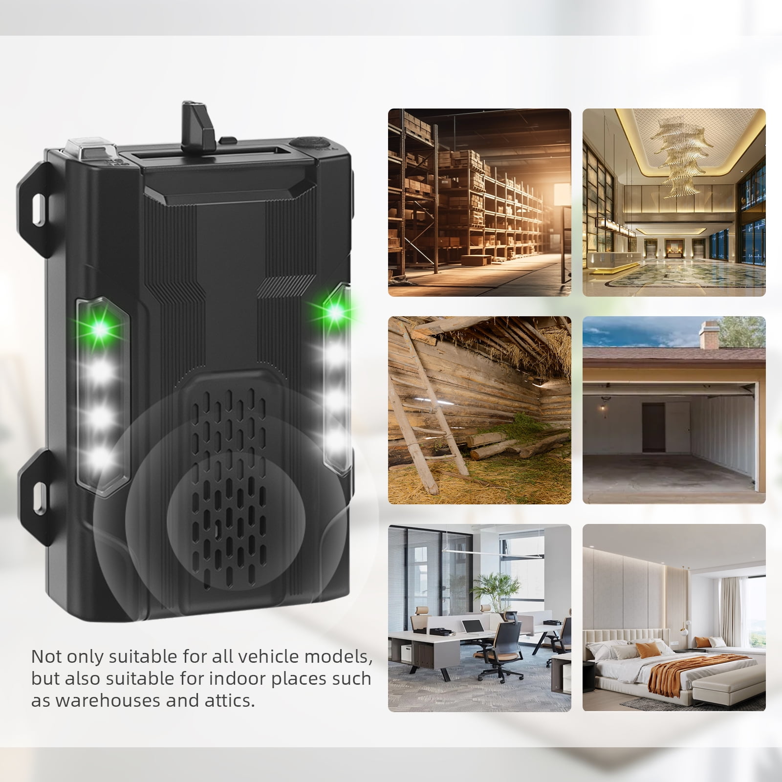 JLLOM Mouse Repellent for Car Engines, Ultrasonic Upgrade Under Hood ...