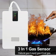 Home Natural Gas and Propane Detector with Leak Alarm, Sensor Monitor ...