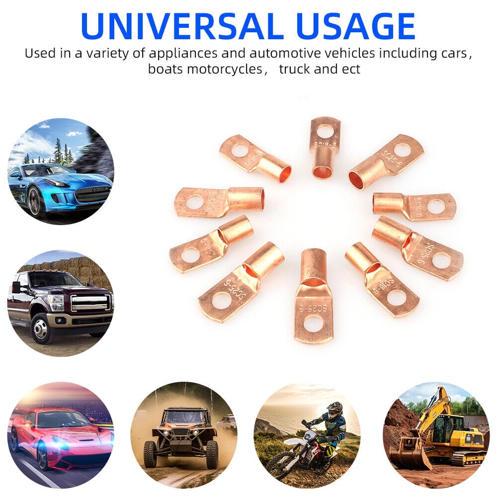 JLLOM Tinned Copper Terminal Connectors - Versatile Assortment Kit for ...