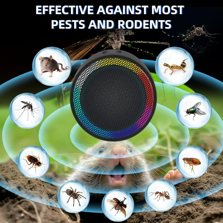 JLLOM Ultrasonic Pest Repeller Effective Mice Repellent for Home Plug In Device for Attics Garages and Barns Say Goodbye to Unwanted Rodents