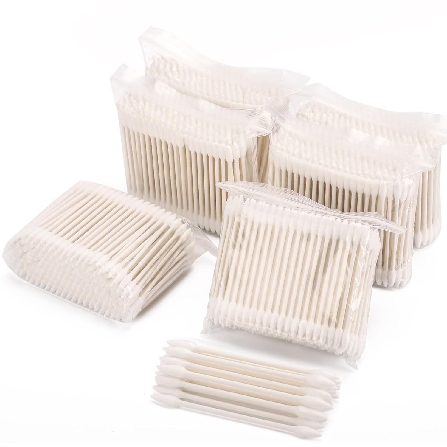 JLMMEN 500 Count 4 Inch Pointed Cotton Swabs Precision Microblading ...
