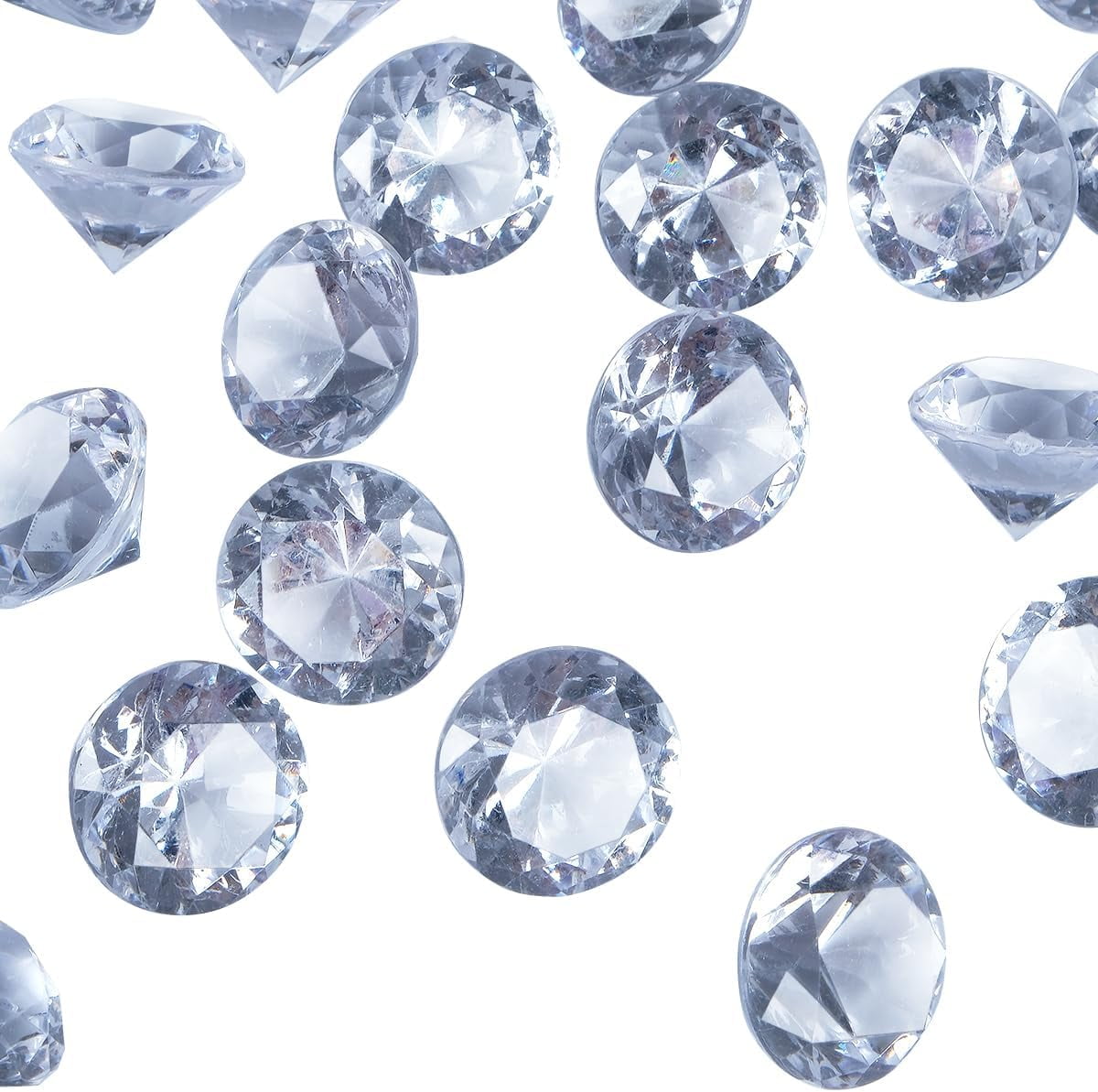 JLMMEN Acrylic Diamond Fake Gems Vase Filler, Babenest 240pcs 3/4 Inch ...