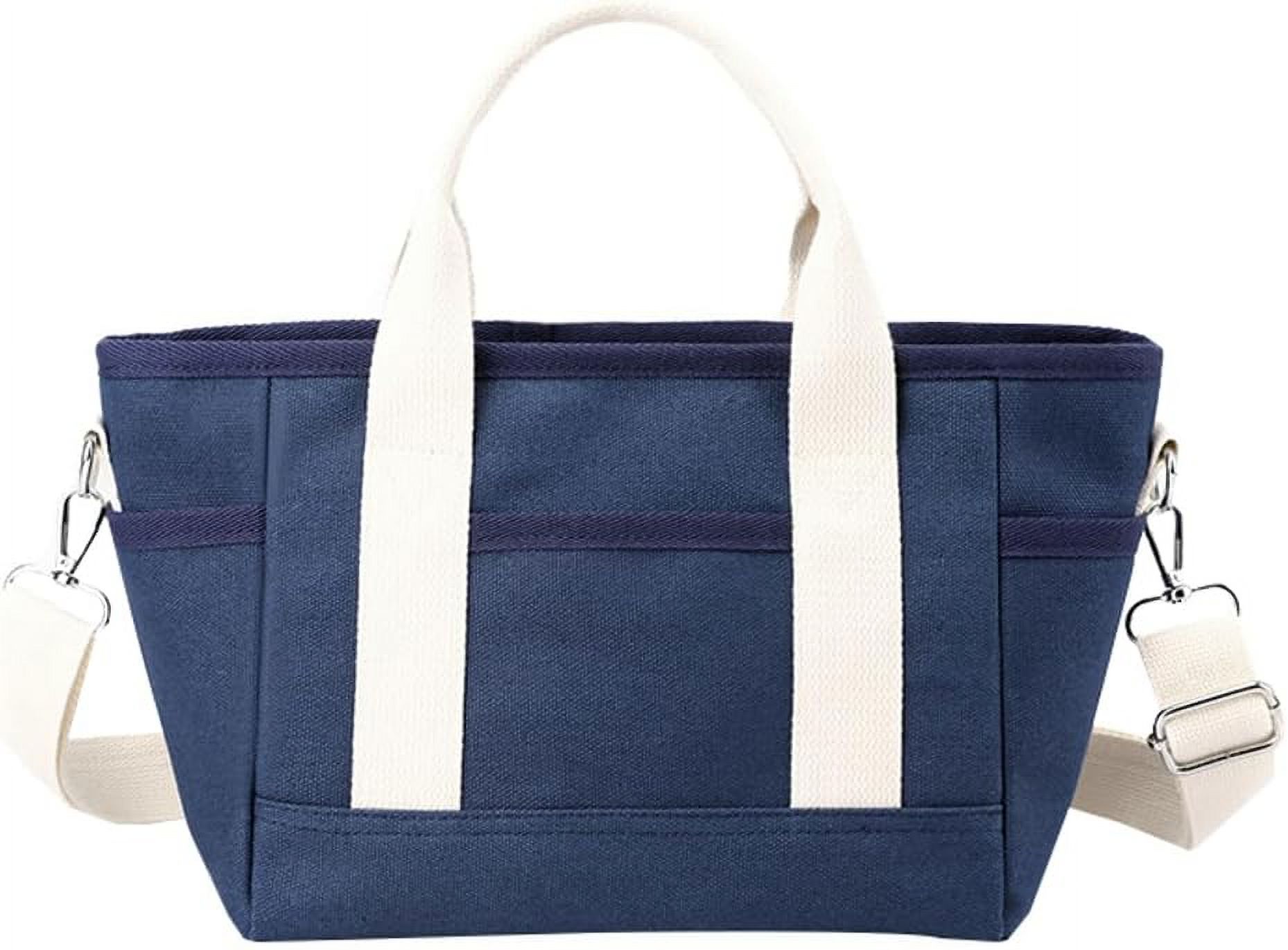 JLMMEN Canvas Tote Bag for Women Casual Crossbody Handbag Mini ...