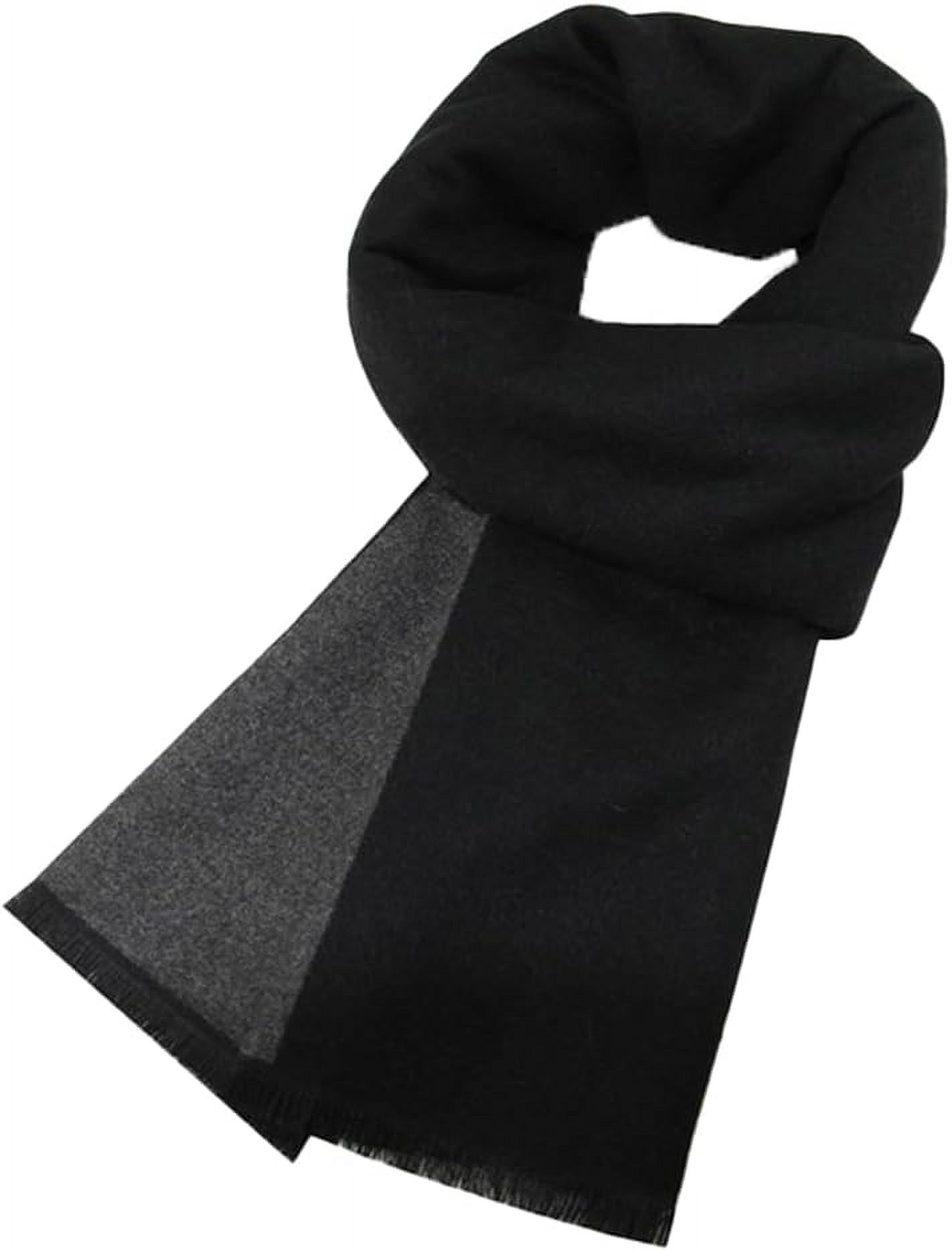 JLMMEN Classic Plaid Scarf for Men Warm Cashmere Feel Soft Long Scarves ...