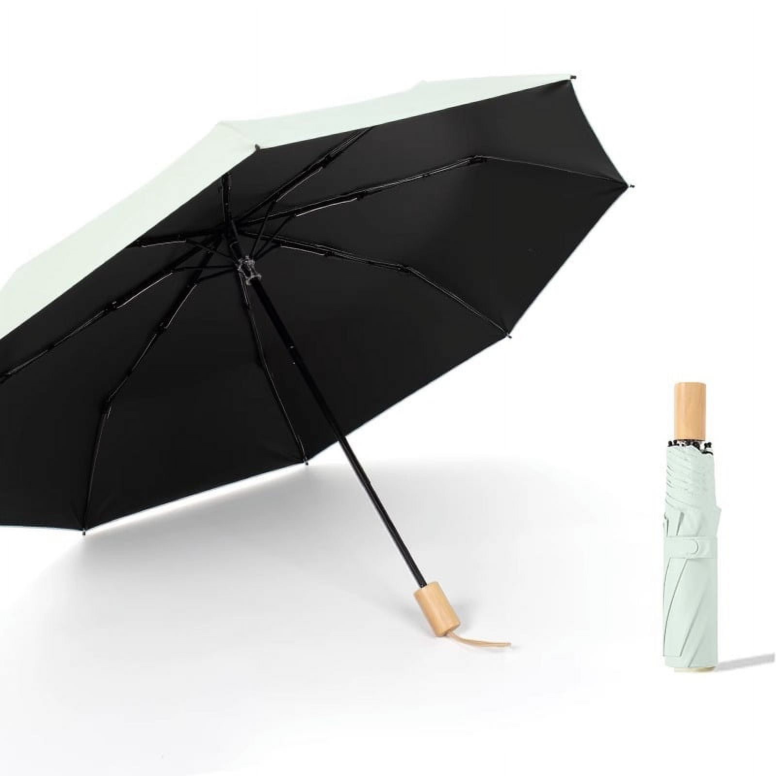 JLMMEN Colored Rubber Sun Umbrella For Women, Sun Protection And UV ...