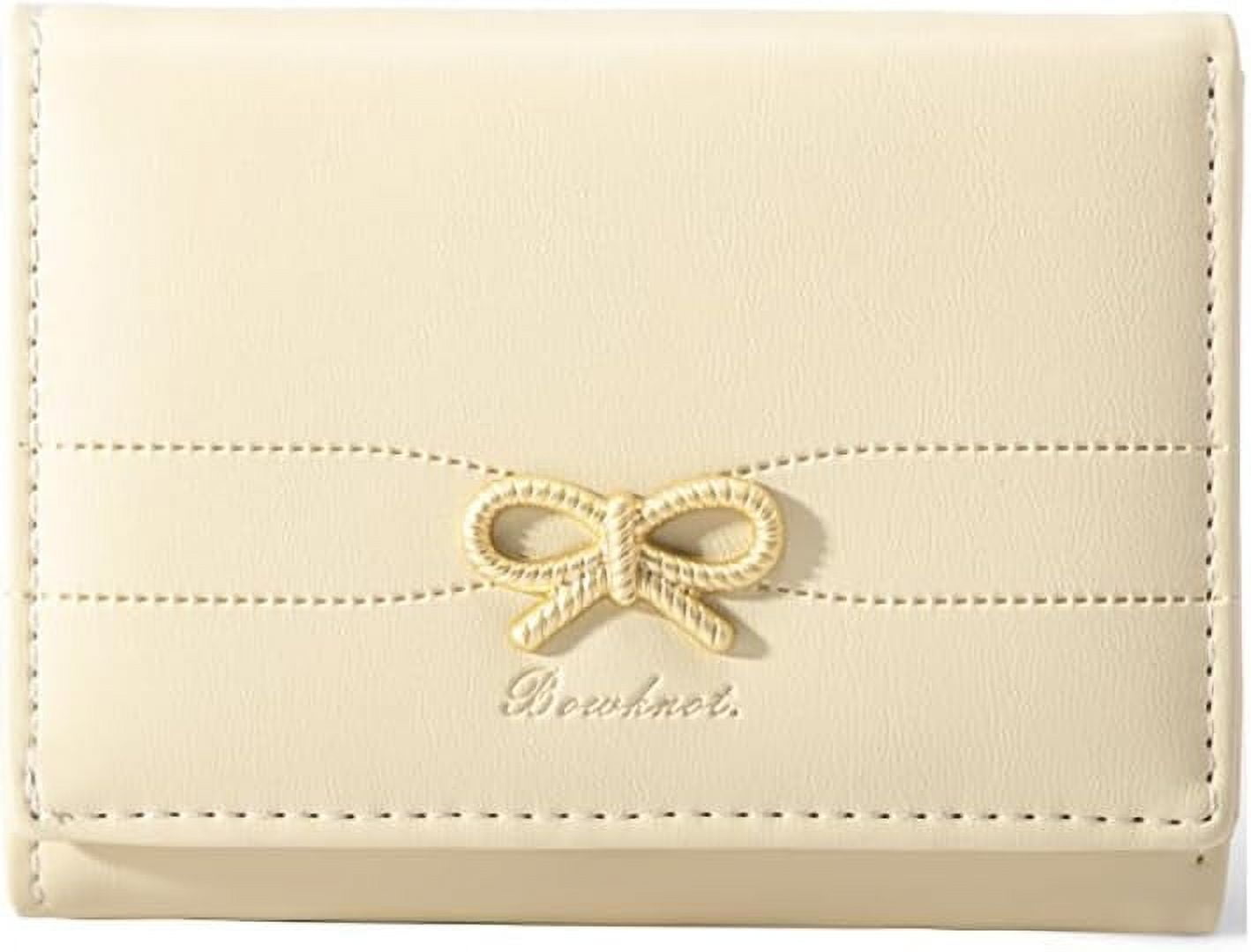 JLMMEN Cute Wallet Coquette Bow Small Wallet Tri-folded Aesthetic ...
