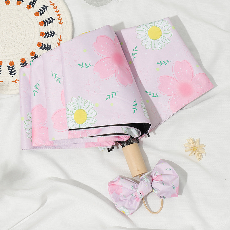 JLMMEN Manual Print Folding Umbrella Black Glue Fully Automatic ...