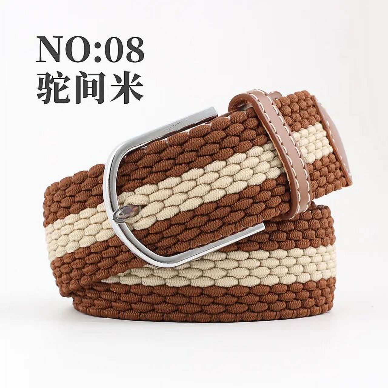 Zhengup New 15 Colors Men Women Casual Knitted Pin Buckle Belt Woven ...