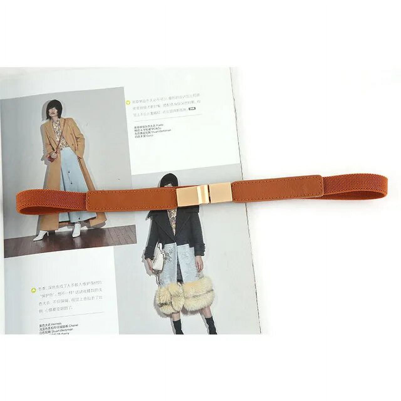 Zhengup New Fashion Women Thin Belt Fashion Female PU Faux Leather ...