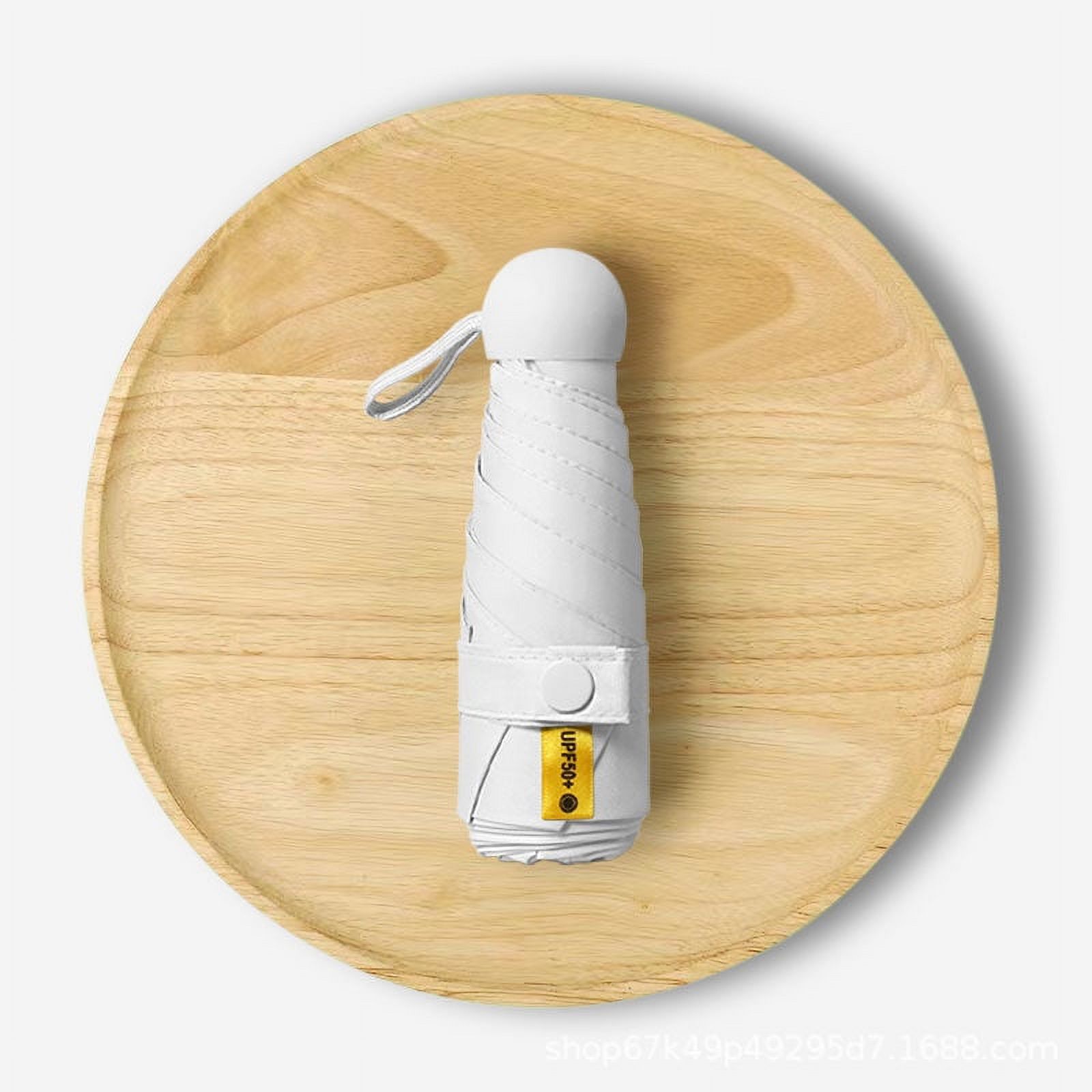 JLMMEN Portable Umbrella Mini Compact 50 Fold Umbrella Student Capsule ...