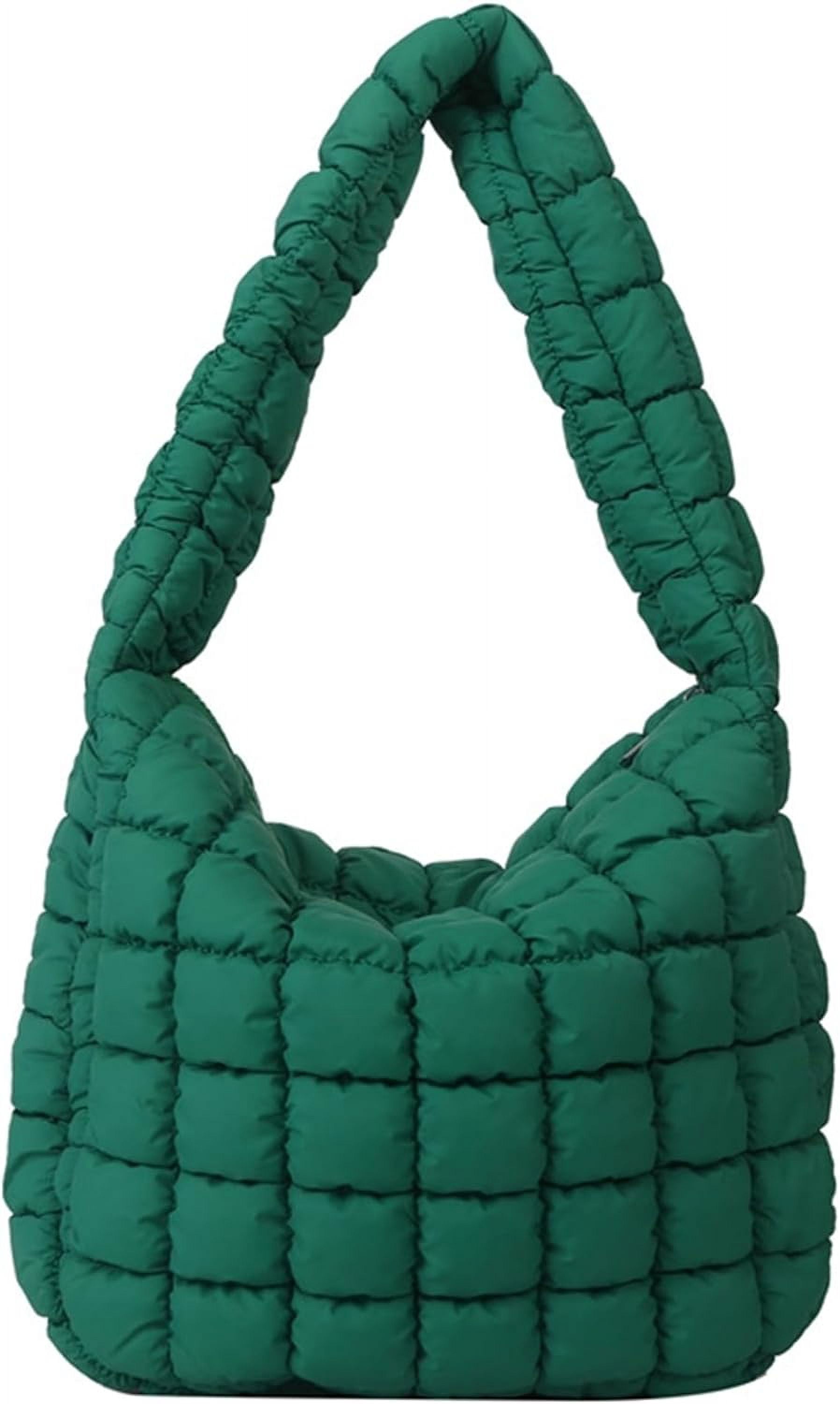 JLMMEN Puffer Tote Bag Women Quilted Large Shoulder Bags Puffy Bubble ...