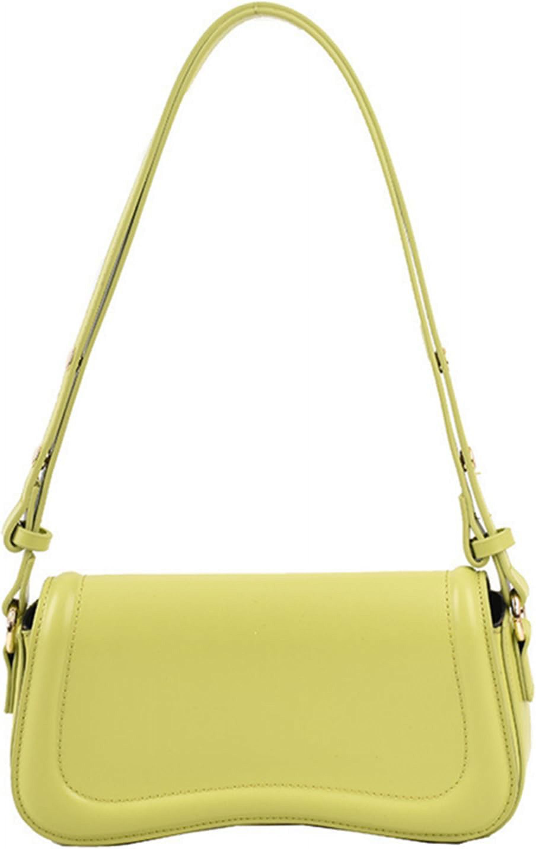 JLMMEN Shoulder Handbags Women Retro Wave Purse PU Underarm Bag Solid ...