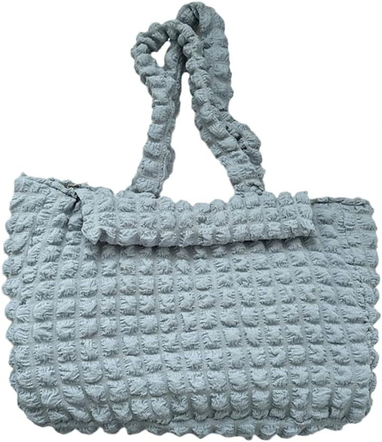 JLMMEN Trendy Puffer Tote Bag for Wmen Bubble Cloud Handbag Satchel ...