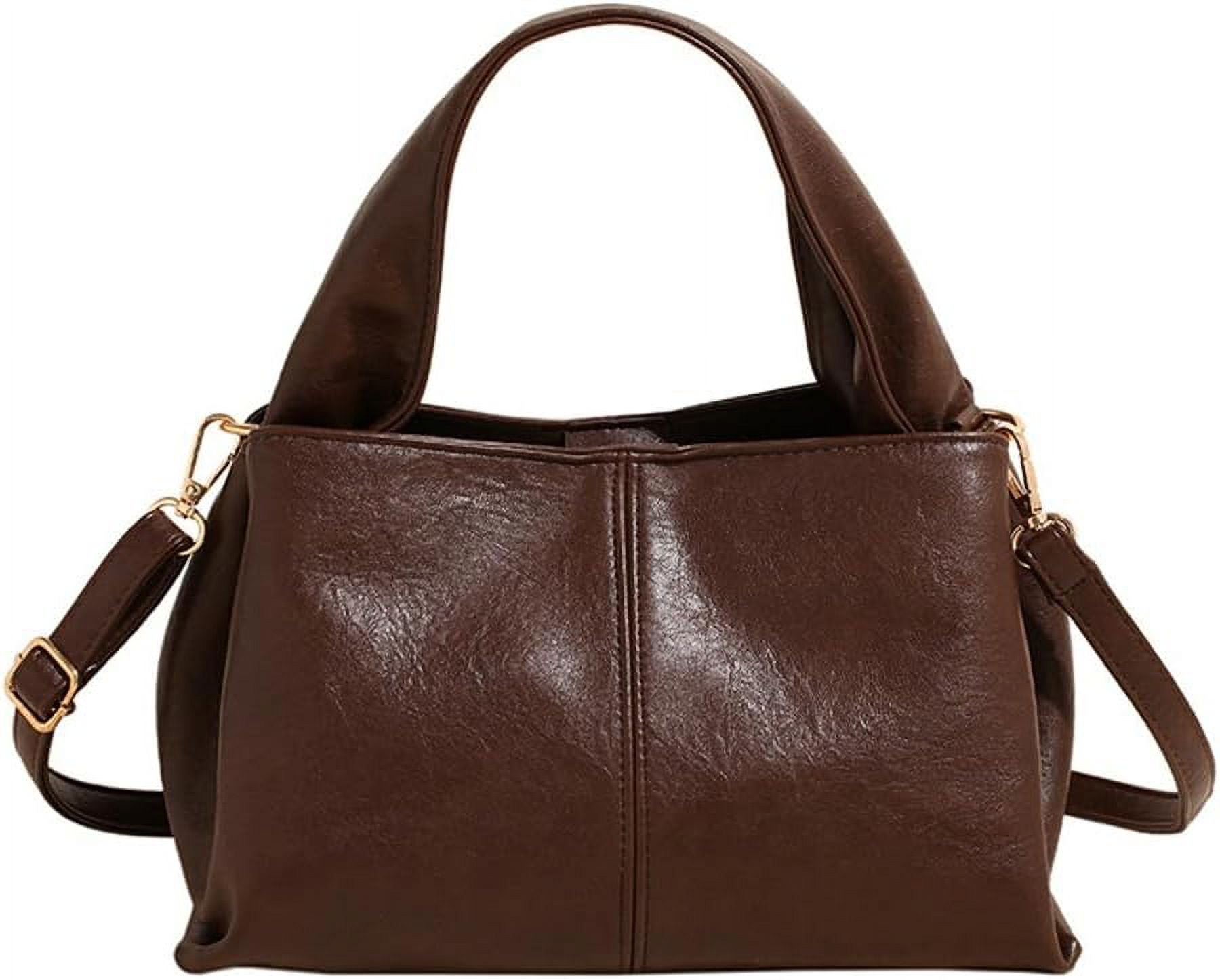 JLMMEN Women Chic Handbag Purse Vegan Leather Top Handle Bag Trendy ...