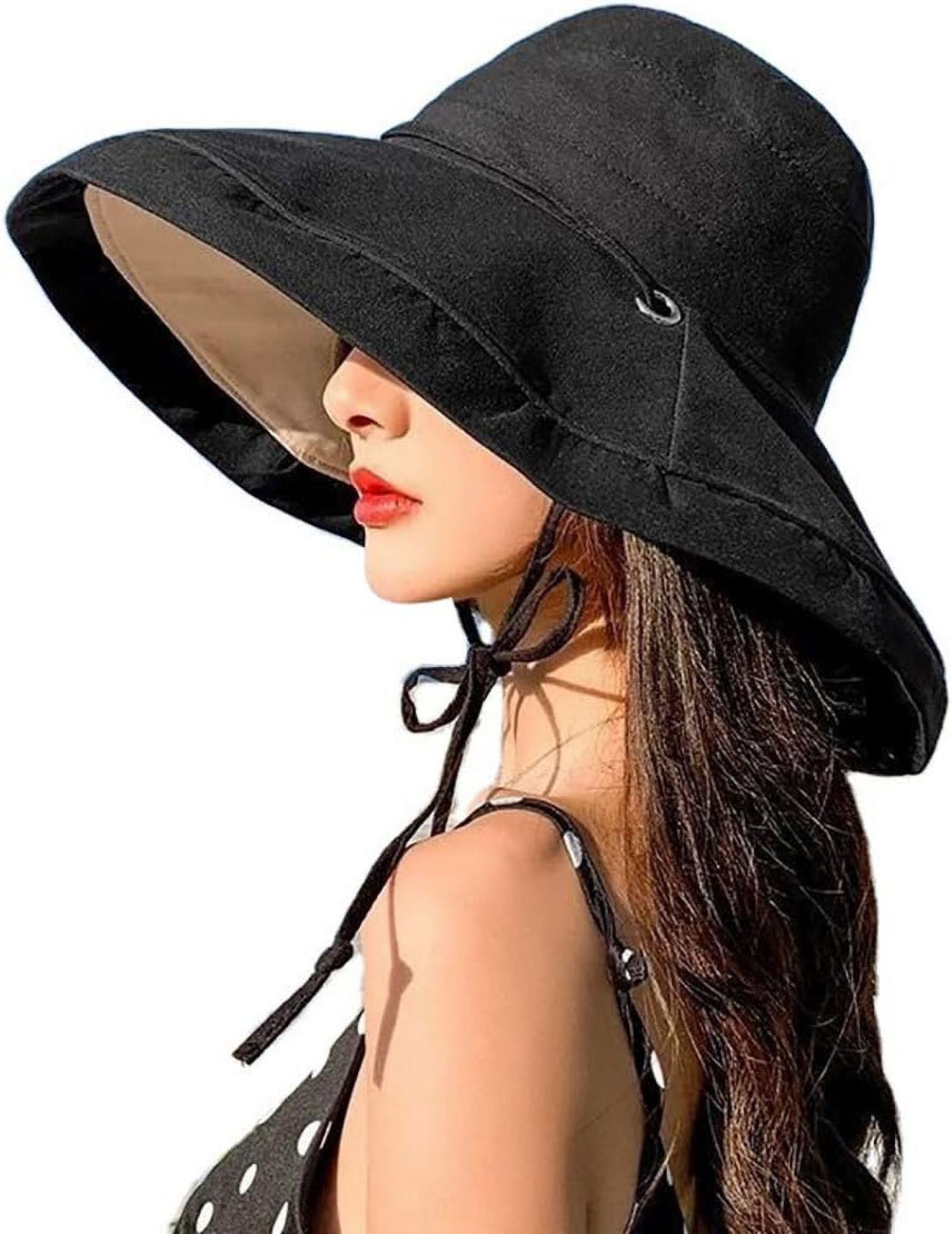 Jlmmen Womens Sun Hat Packable Reversible Bucket Hat Uv Sun Protection