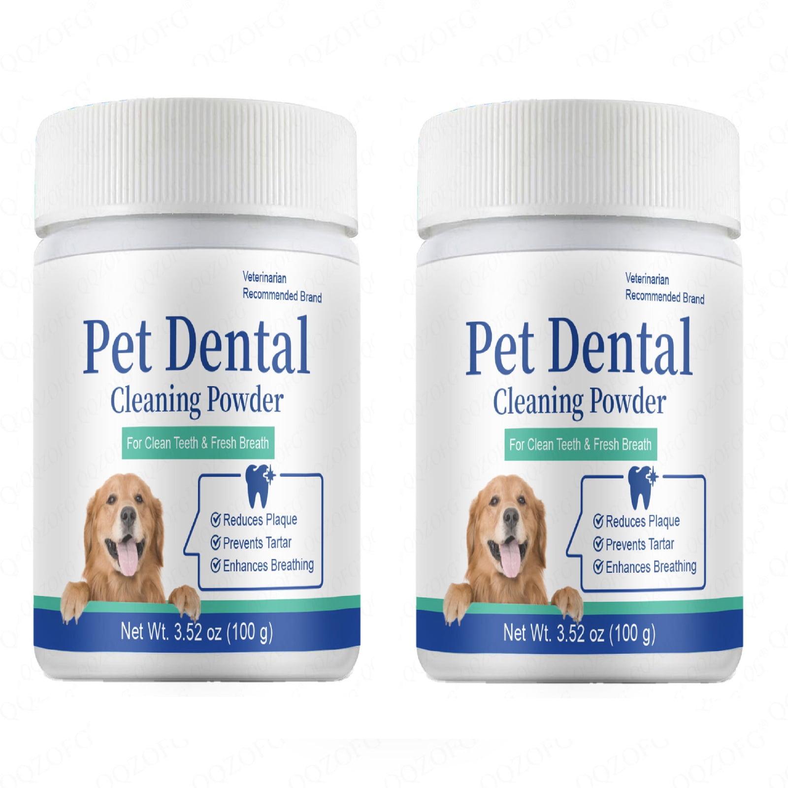 JLNDSV 2PC Dental Powder for Dog Teeth Cleaning,Dog Breath Fresh Powder ...