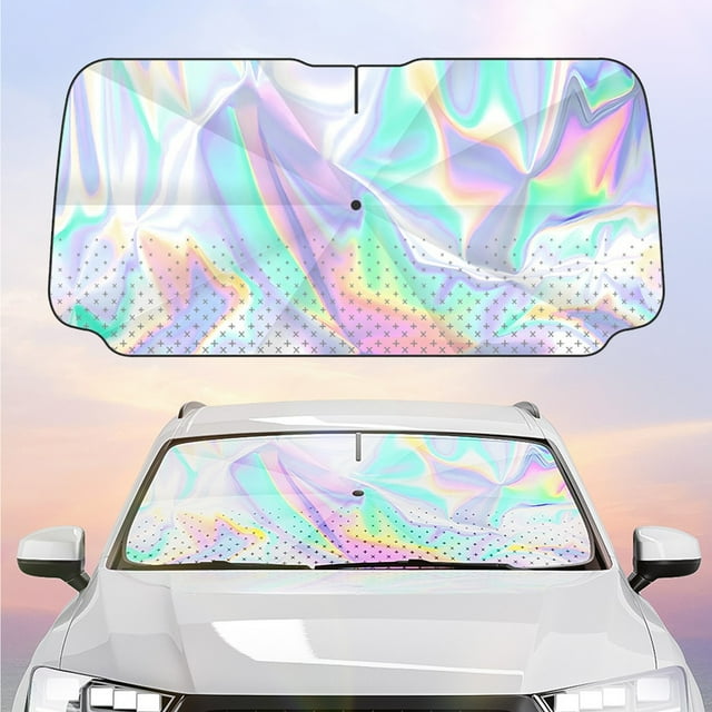 JLNFYA Windshield Sun Shade, Car Accessories, Sun Reflector for Car ...