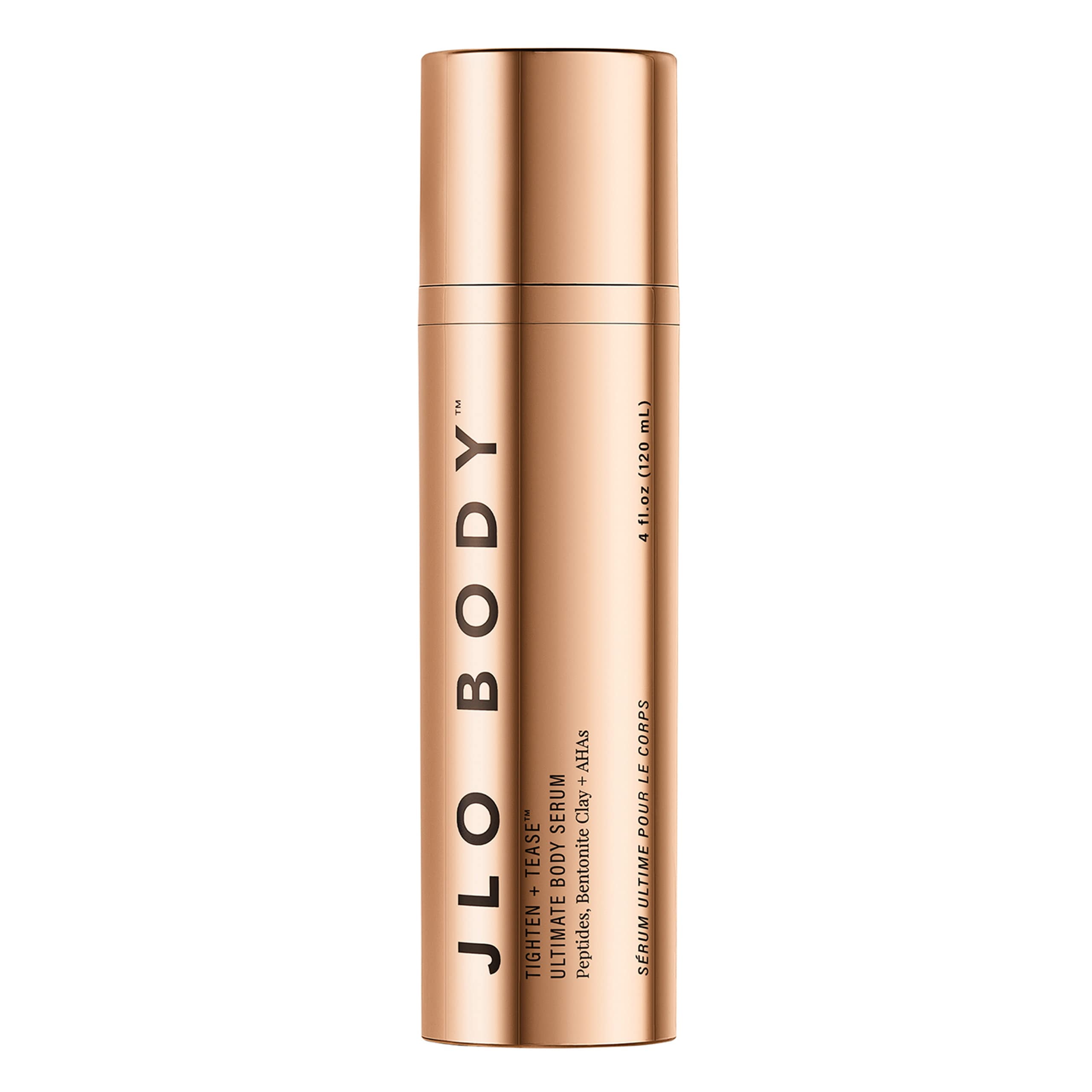 JLO BEAUTY Tighten + Tease Ultimate Body Serum, Enriched Bentonite Clay ...