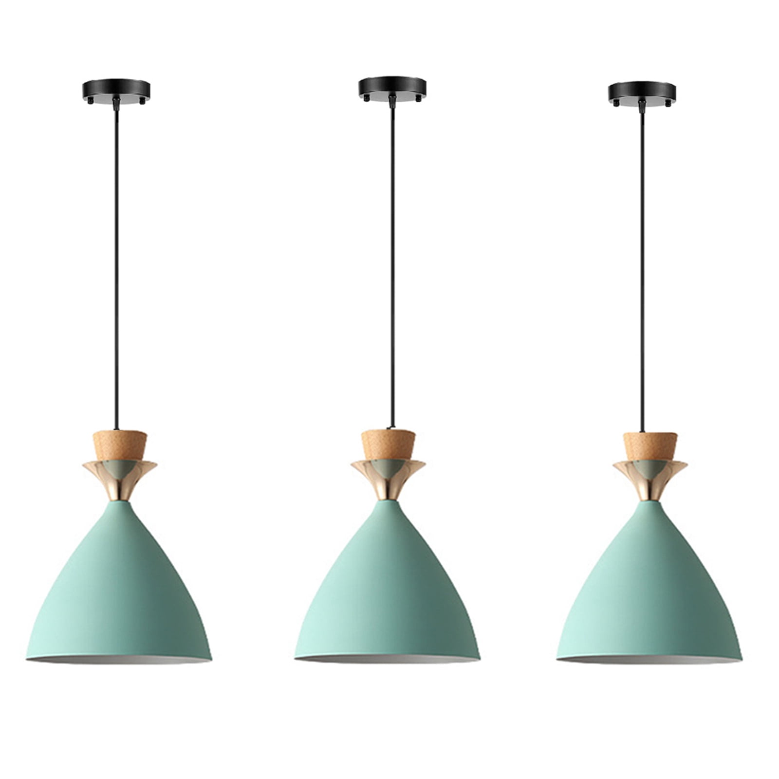 JLOWCO 3 Light Pendant Lighting for Kitchen Island Farmhouse,led ...