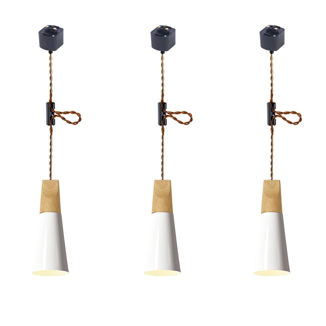 JLOWCO Adjustable Height Track Lighting Hanging Pendant Light H Type ...