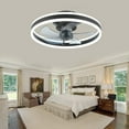 JLPAN Bladeless Ceiling Fan with Lights, 19.7 JLPAN Bladeless Ceiling Fan with Lights, 19.7
