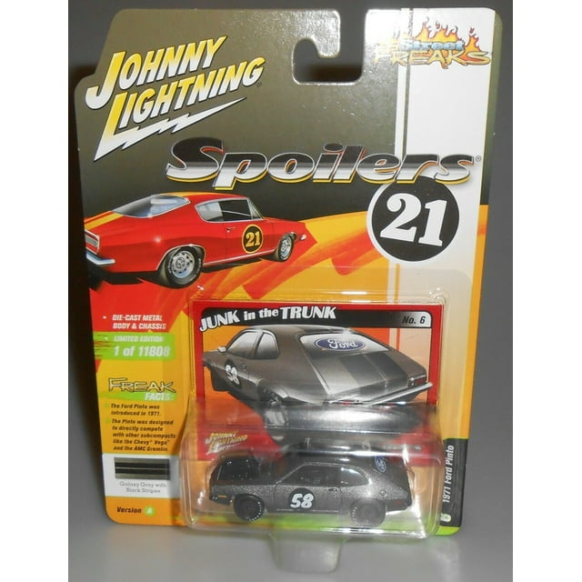 JLSF021A-6 Johnny Lightning Ford Pinto (Spoilers) Galaxy Gray Metallic ...