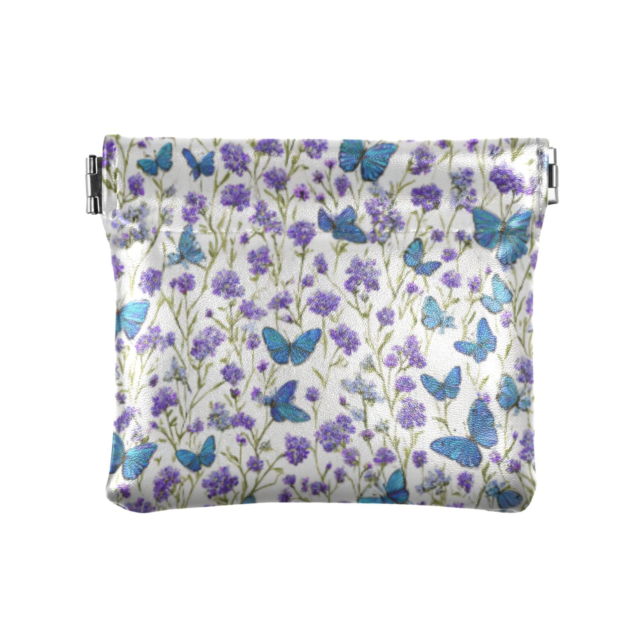 JLWWHD Small Blue Butterflies Women's Coin Purses & Pouches - Wallets ...