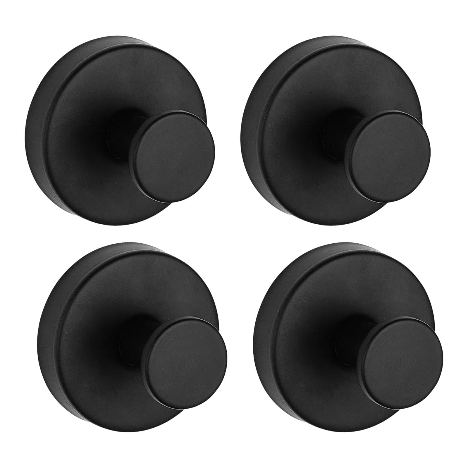 JLYJ 2024 Upgraded Hooks Suction Cup Hooks Towel Holder Black Stainless ...