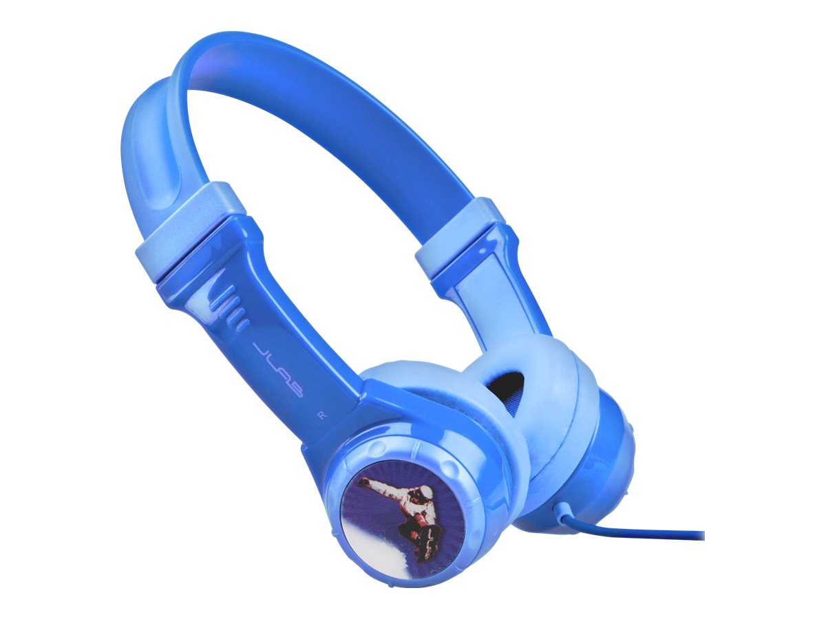 JLab JBuddies Child Over-Ear Headphones Blue - Walmart.com