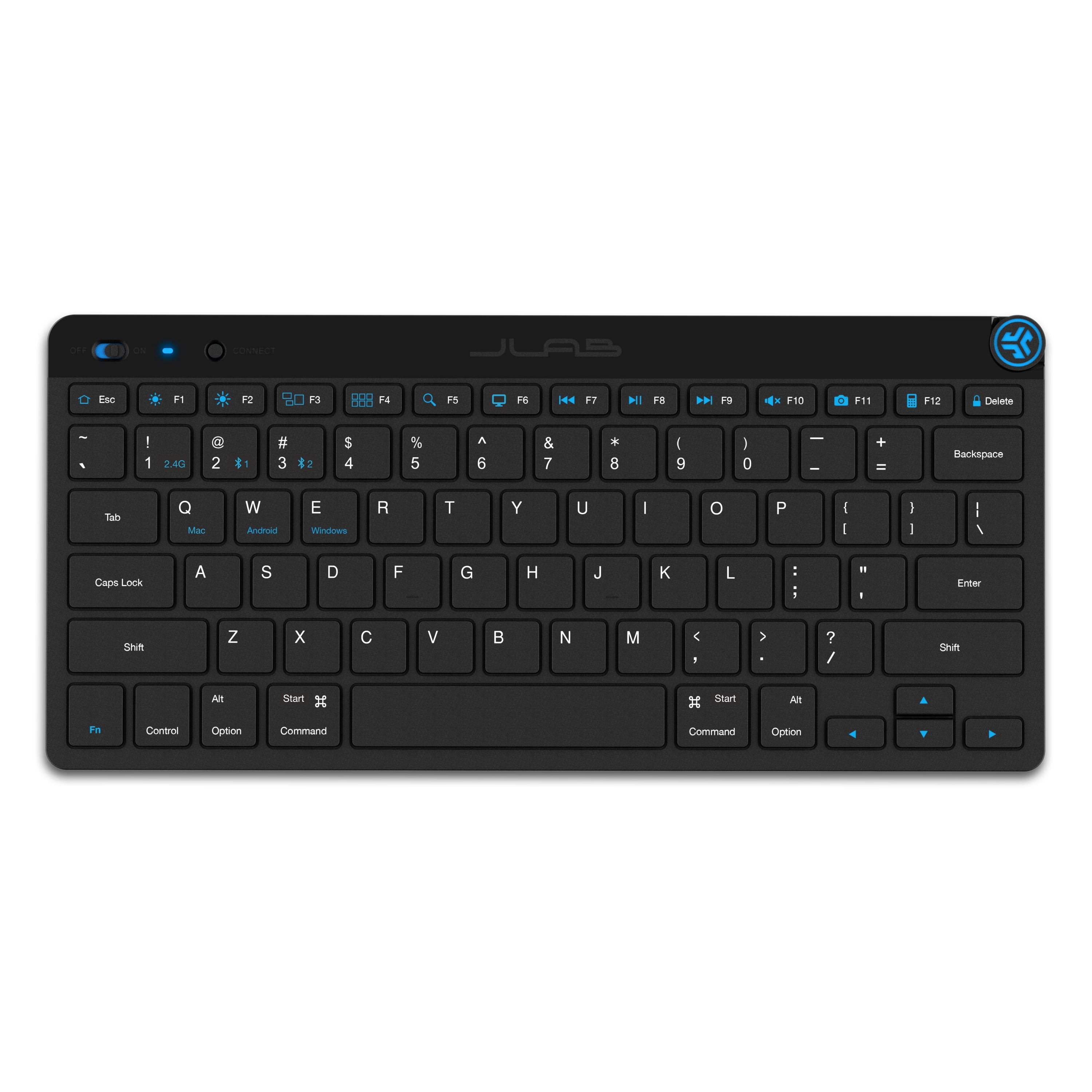 JLab GO Wireless Keyboard for Windows, Mac, PC and Mobile Devices ...