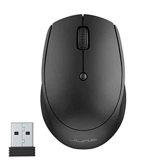 JLab GO Wireless Bluetooth Mouse, Black, Silent Clicks, Multi-Device ...