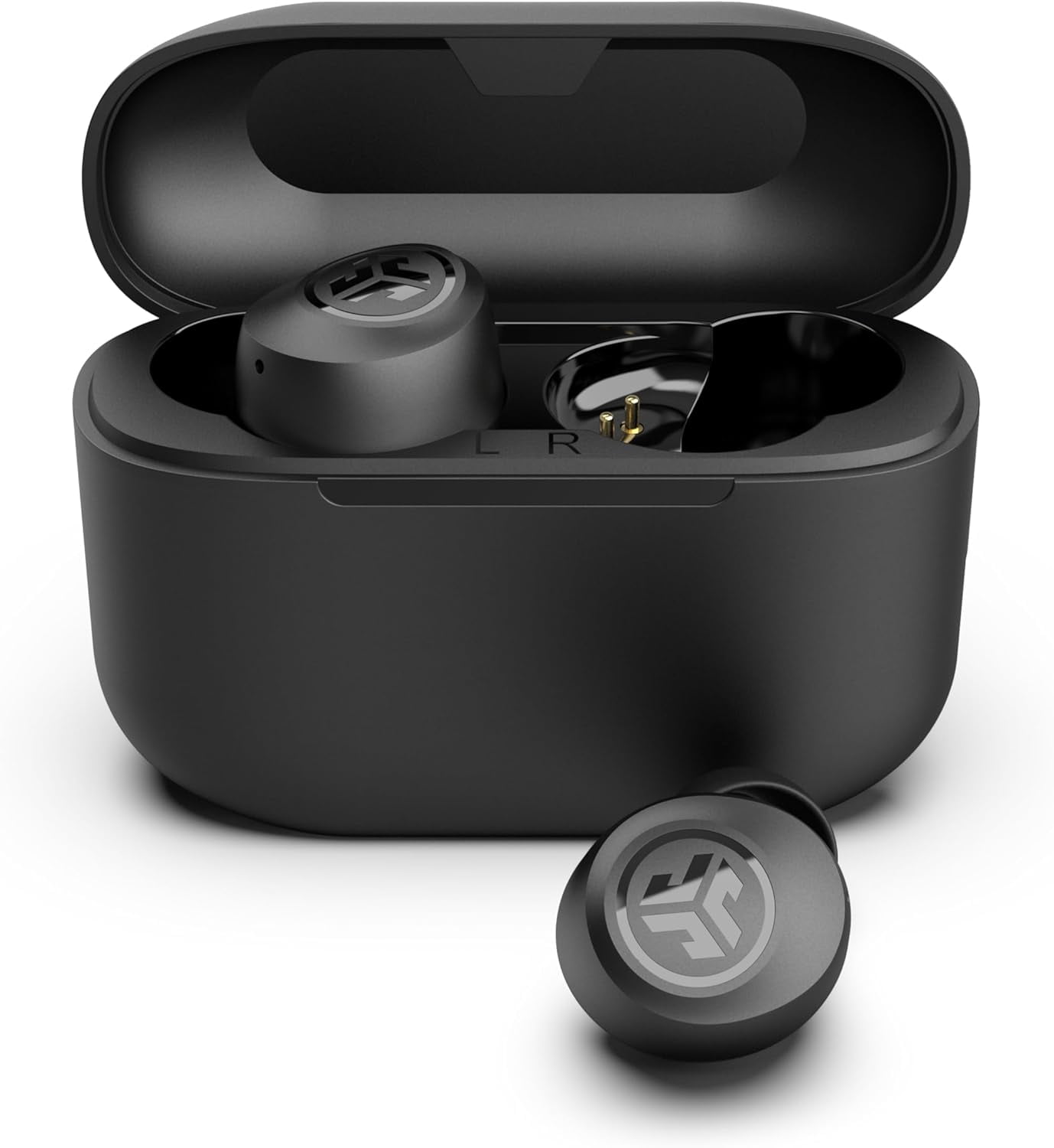 JLab Go Air Pop True Wireless Bluetooth Earbuds & Charging Case - Black ...