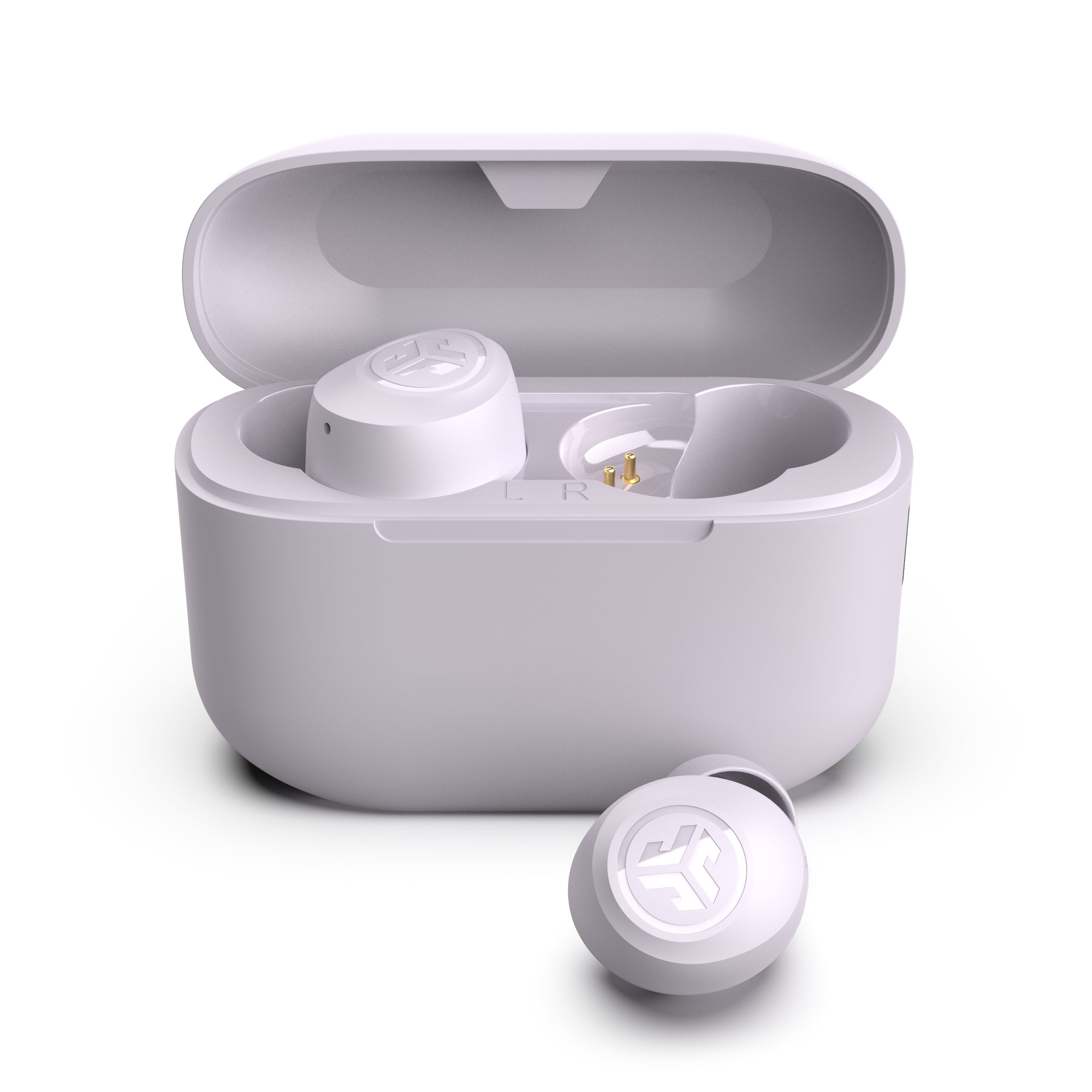 JLab Go Pop+ True Wireless Earbuds, Lilac, Bluetooth, IPX4, Be Aware ...