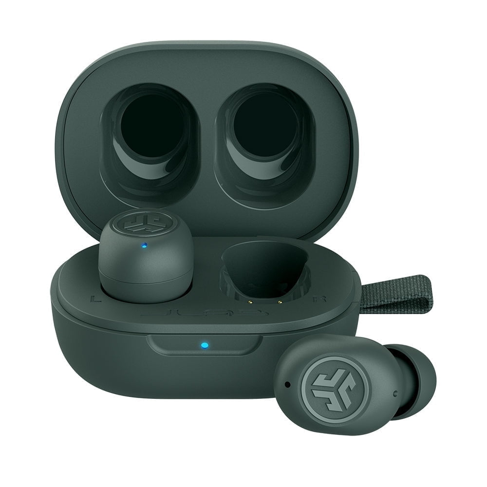 JLab JBuds Mini True Wireless Earbuds, Sage Grey, Bluetooth Multipoint ...