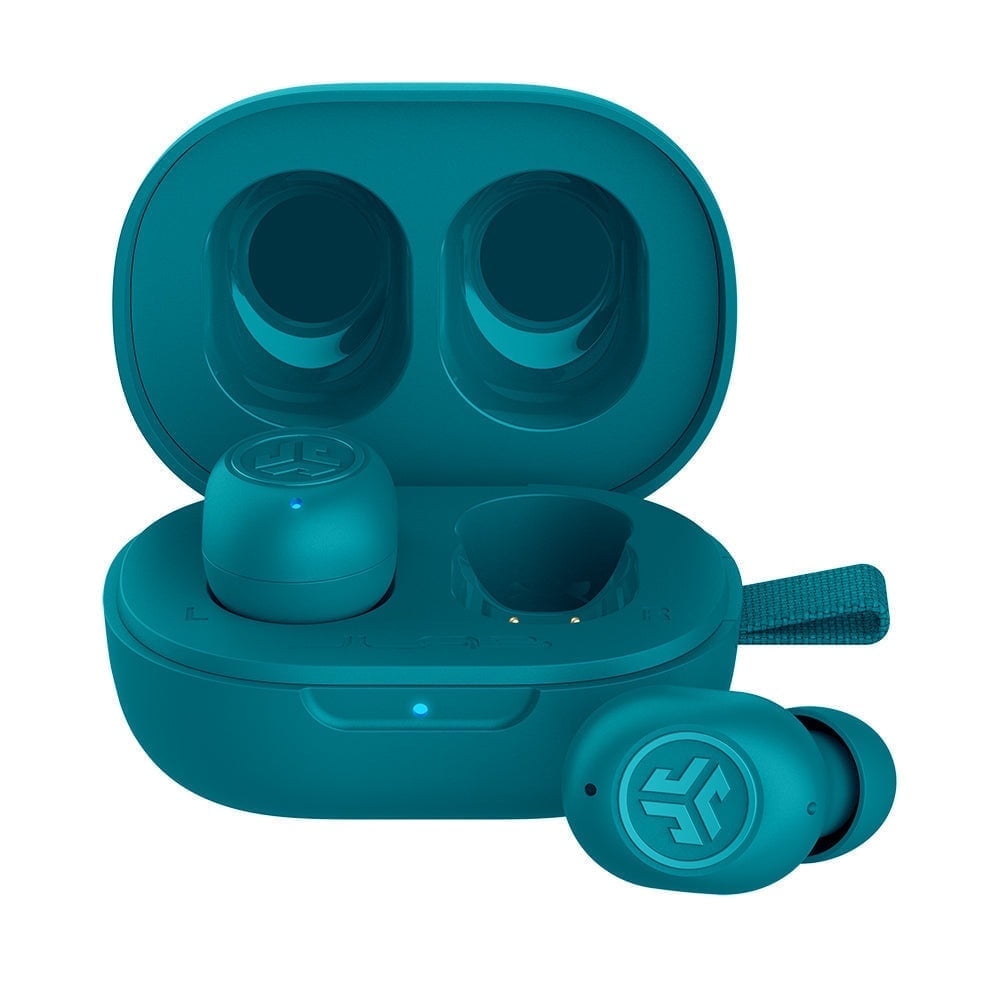 JLab JBuds Mini True Wireless Earbuds, Teal, Bluetooth Multipoint, Be ...